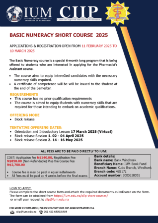 CIIP (Short Courses) - The International University of Management